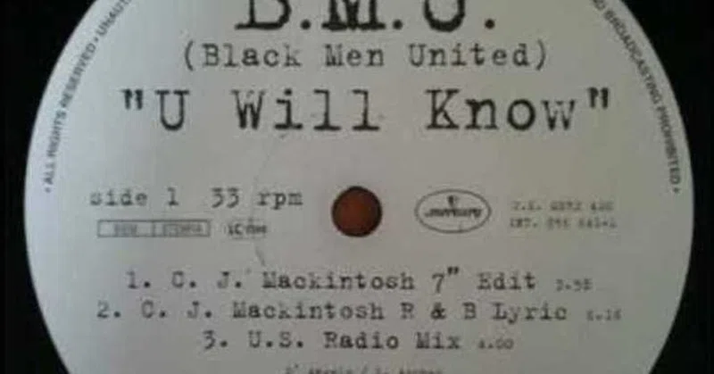 90年代の音楽を知らないアナタへ その43 U WILL KNOW(94)/BLACK MEN UNITED メジャーフィールドのゴスペル ...