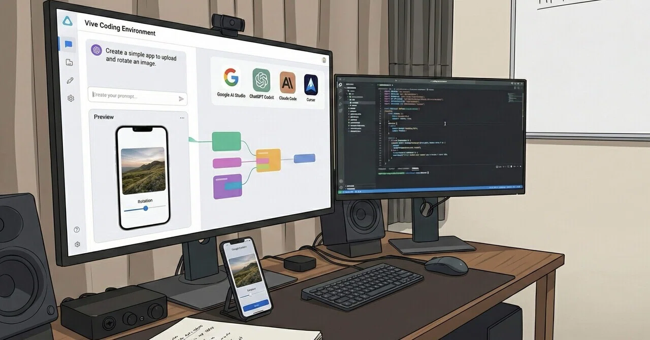 「Vive Coding」で“自分専用アプリ”が作れる時代が来た話（体験ログ）｜karimero@AI活用リーマン