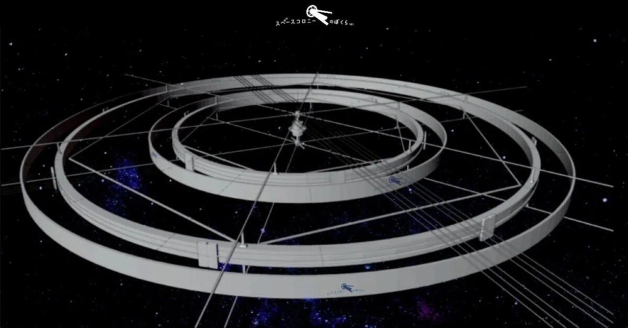 Basic Configuration of the Eternity Ring Space Colony｜スペースコロニーの僕ら