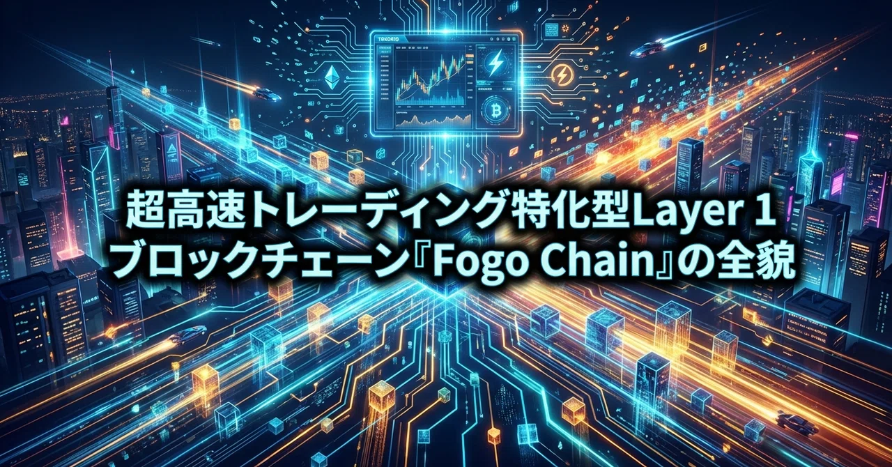 Fogo Chainとは？トレーディング特化型Layer 1ブロックチェーンの全貌｜Mr.T@AI×Cryptoに全ツッパ