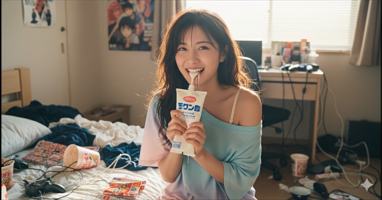 【Gemini R18】超朗報！ワイ将ついに女の子の口に練乳を出した後の画像生成に成功してしまうwww｜Geminiでバカやってみた（コメ活強化中）