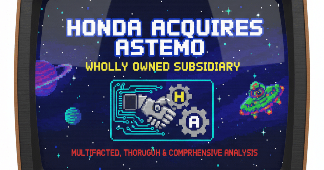 ホンダによるAstemo（アステモ）完全子会社化――多角的・徹底的・包括分析｜TWLV32