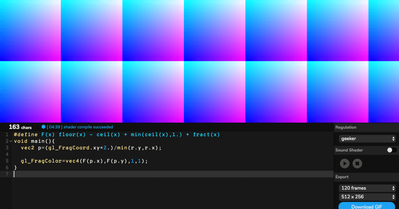 「つぶやきGLSLと形で覚えるfract」 - テルメモ｜Teru Toyoda