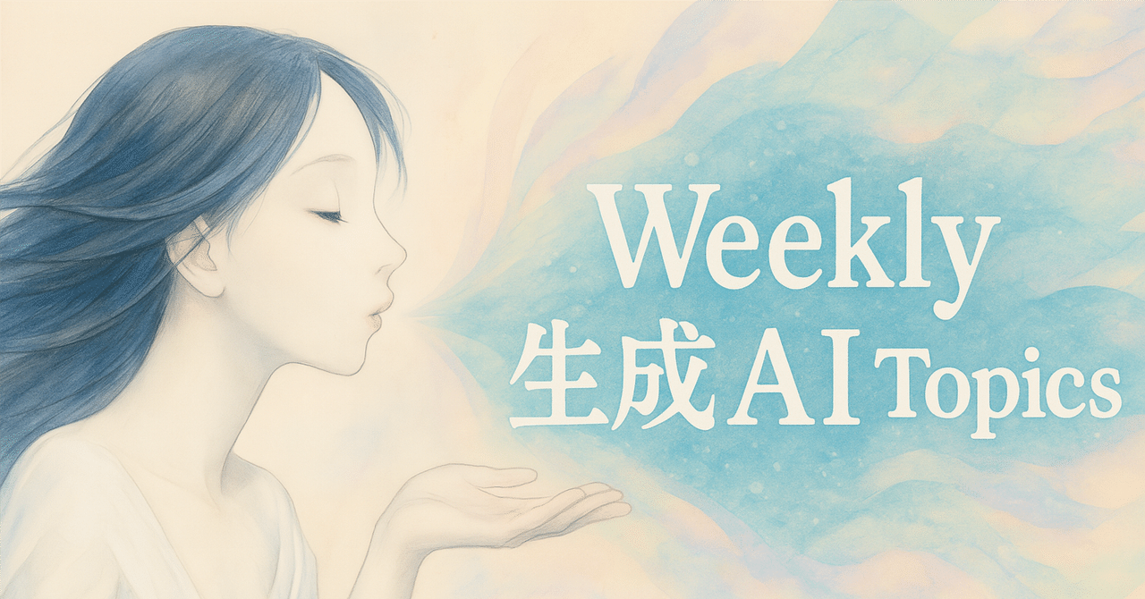 Weekly 生成AI Topicks #14, 2025-12-10/12-16｜河野 崇