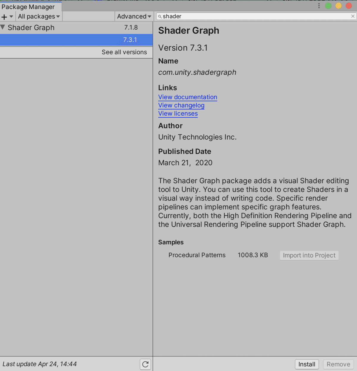 UnityのShaderGraphを試してみよう｜GRAFFITY | ARで、リアルを遊べ。