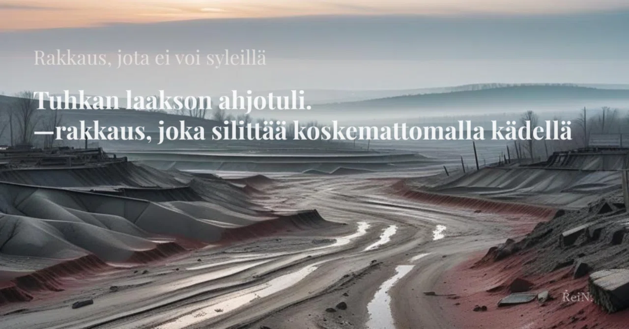 Tuhkan laakson ahjotuli — rakkaus, joka silittää koskemattomalla ...