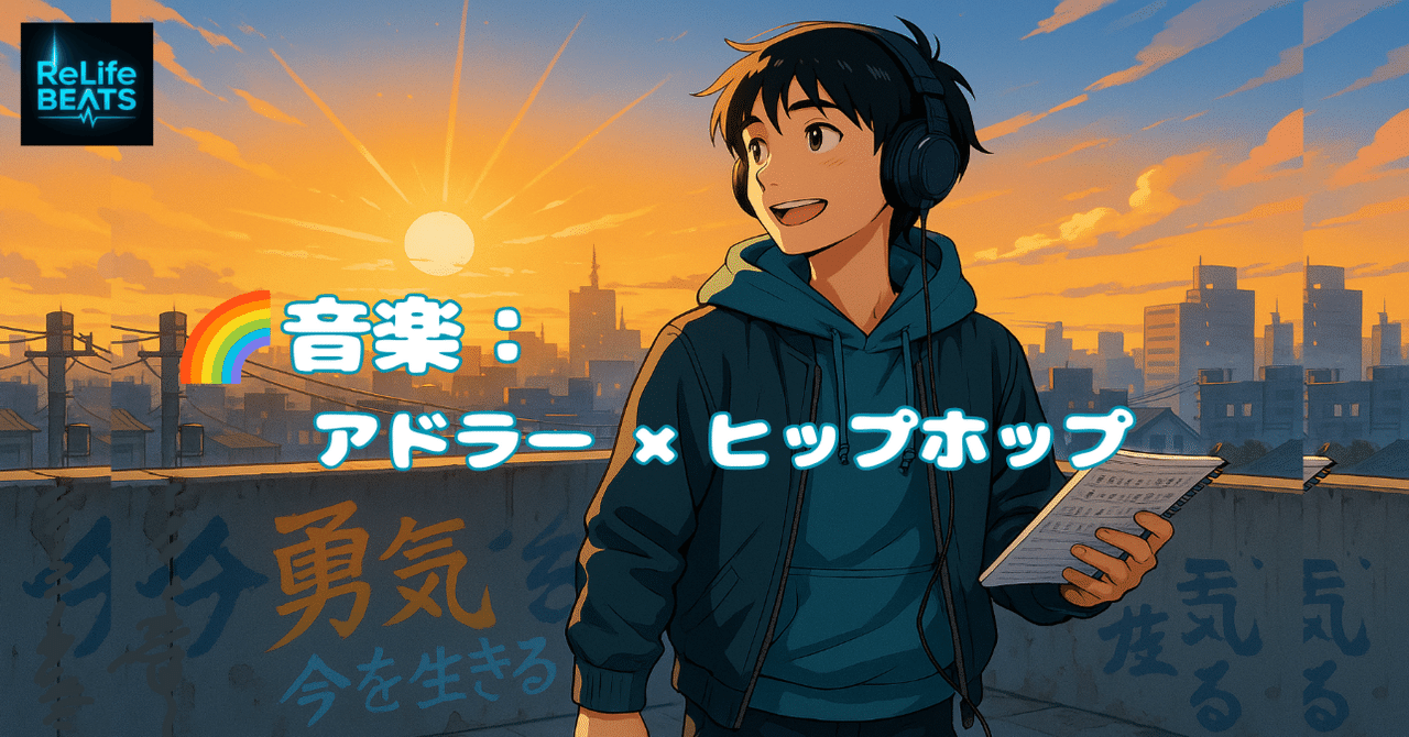 🌈音楽： アドラー×ヒップホップ『優しさを取り戻す午前零時のリピート』〜午前零時に戻る場所｜風369