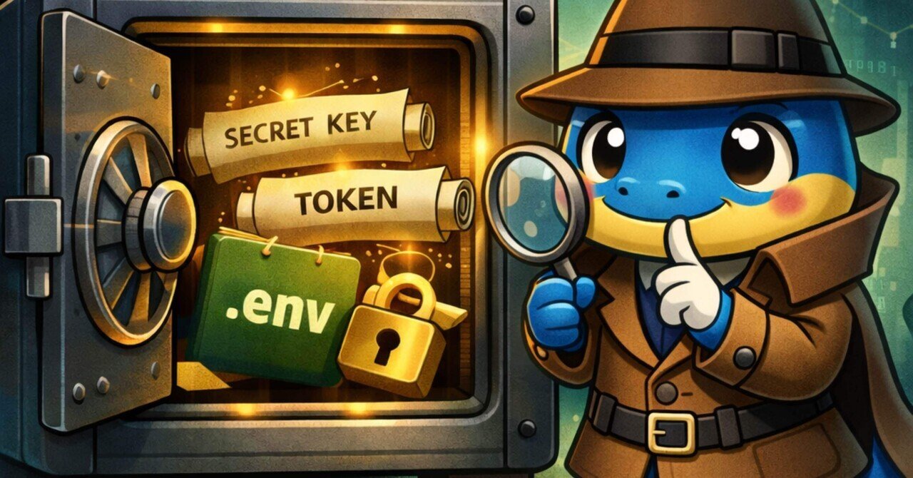 .env？初めてPythonでデータ連携しようとして出会う鍵ファイル｜データ迷宮日記