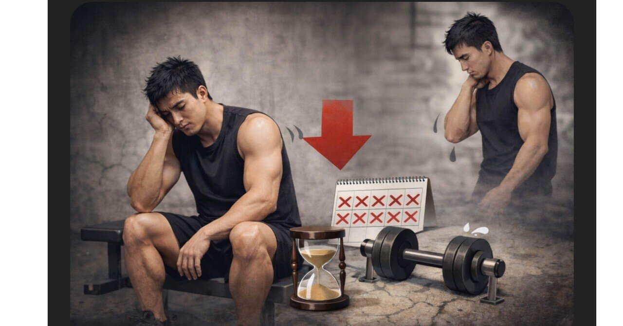 筋トレをサボると筋力は何日で落ちる？｜kG