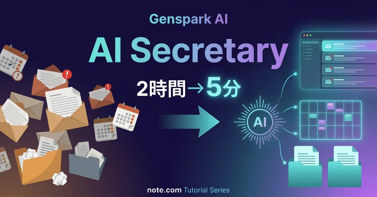 【AI Secretary】個人秘書が自動化する業務効率革命｜AI情報ナビ@活用術