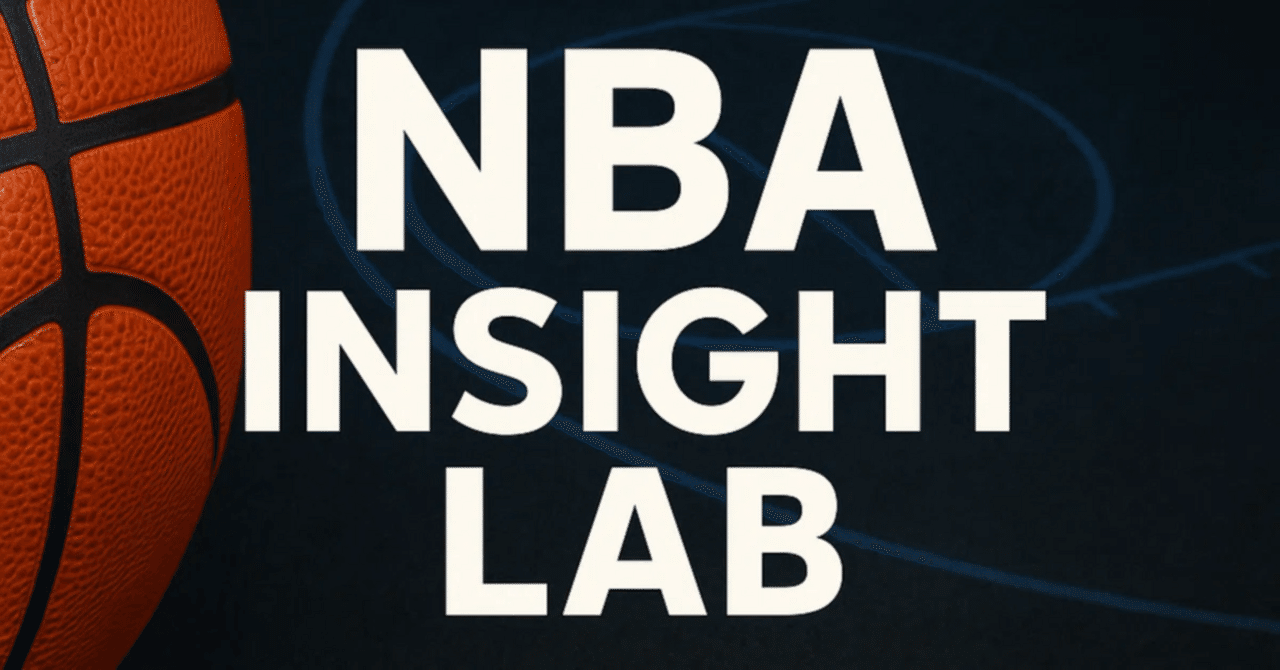 12/23NBAレギュラーシーズン分析予想🏀4試合｜NBAインサイトラボ