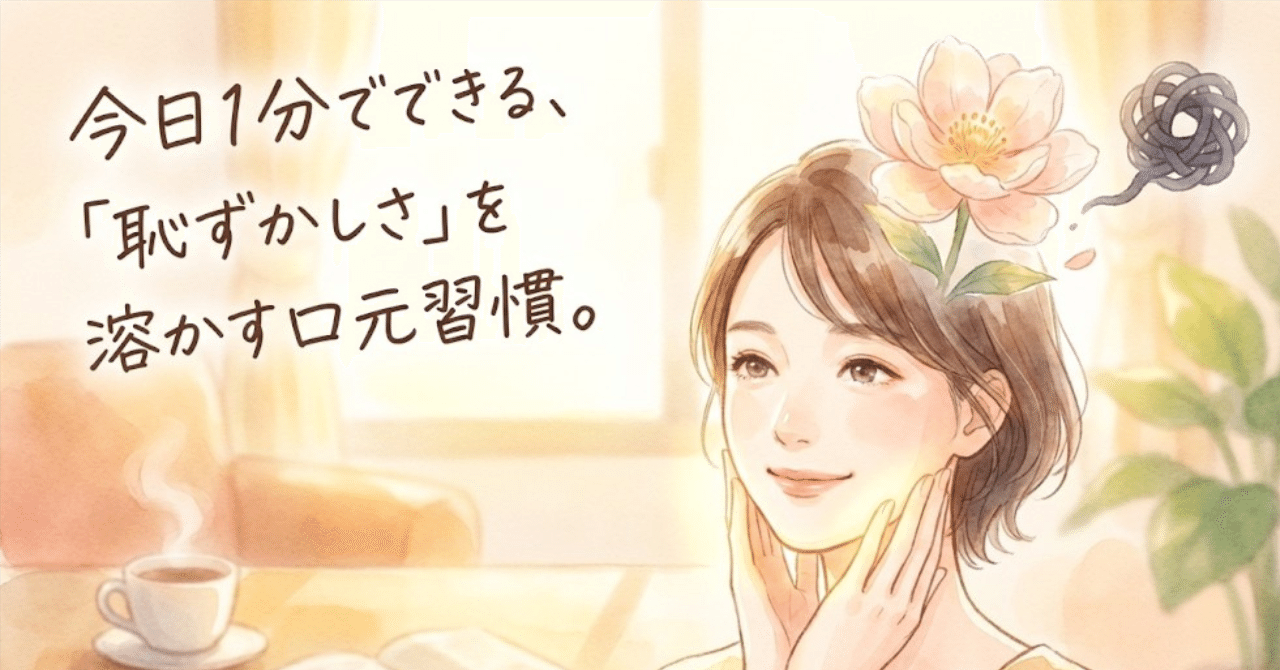 今日1分でできる「口元がゆるむ呼吸」｜口元美容かおり先生
