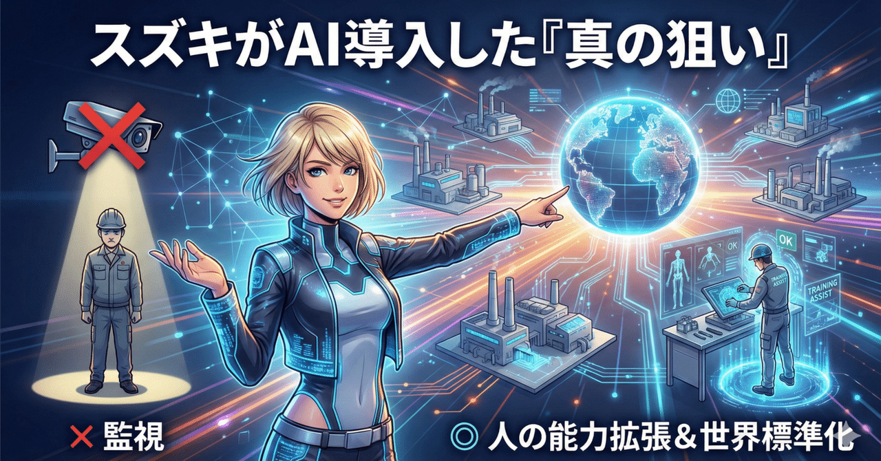 スズキはなぜ作業分析AI「Ollo Factory」を導入したのか？スマートファクトリー戦略と費用対効果を“先に答える”解説｜なかだんご