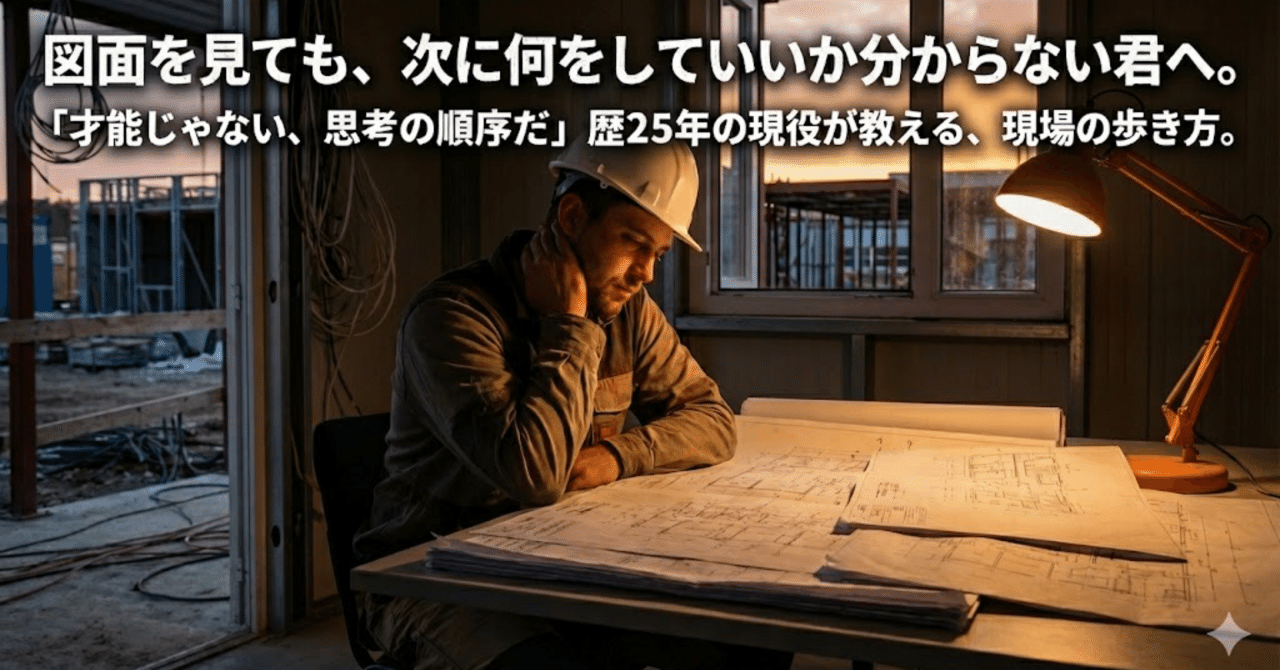【電気工事施工管理】「何年やっても身につかない」と焦る君へ。歴25年の現役が教える、成長の分岐点｜Daid