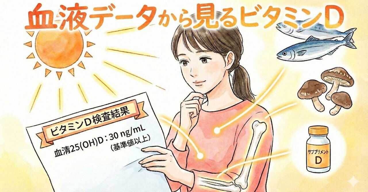 血液データから見るビタミンDの読み解き方｜R-LABO
