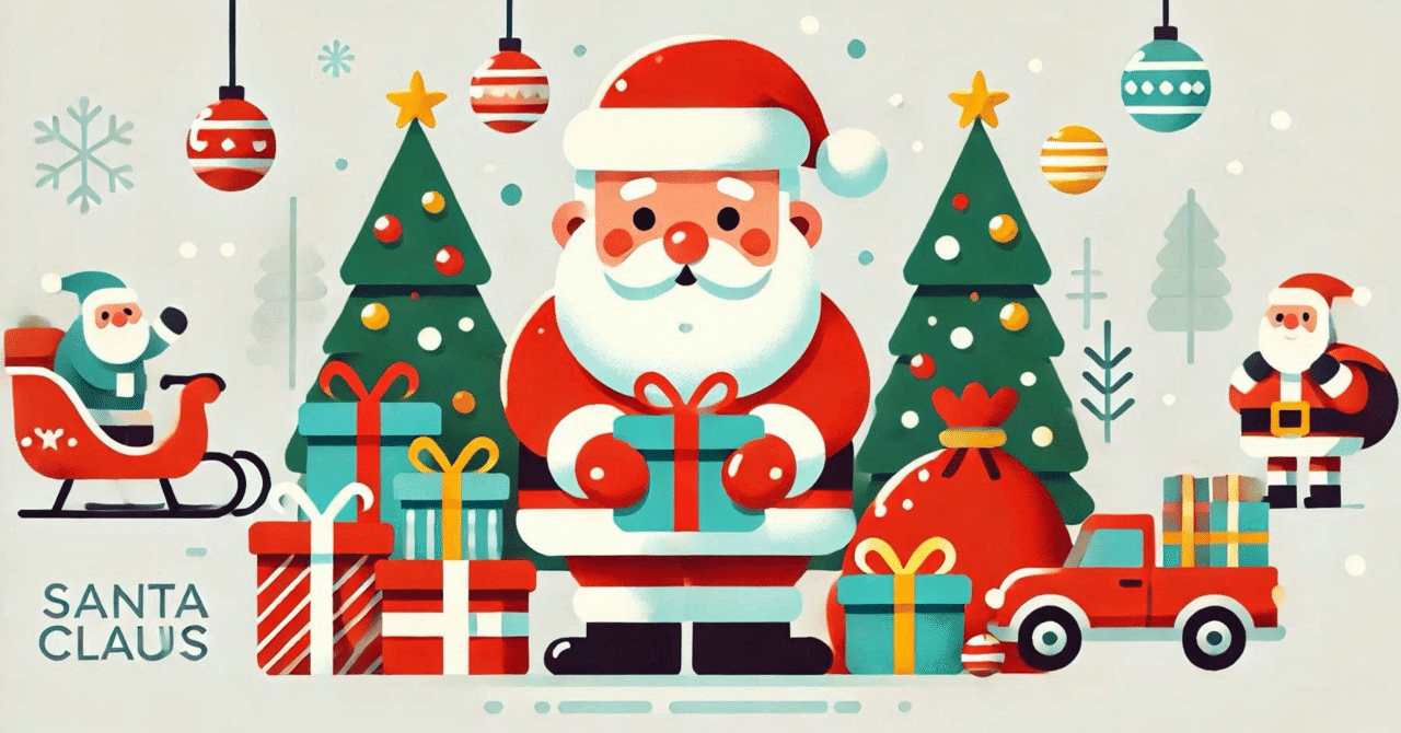 今年のサンタ業にチャッピーが大活躍したおはなし｜おさかなちゃん