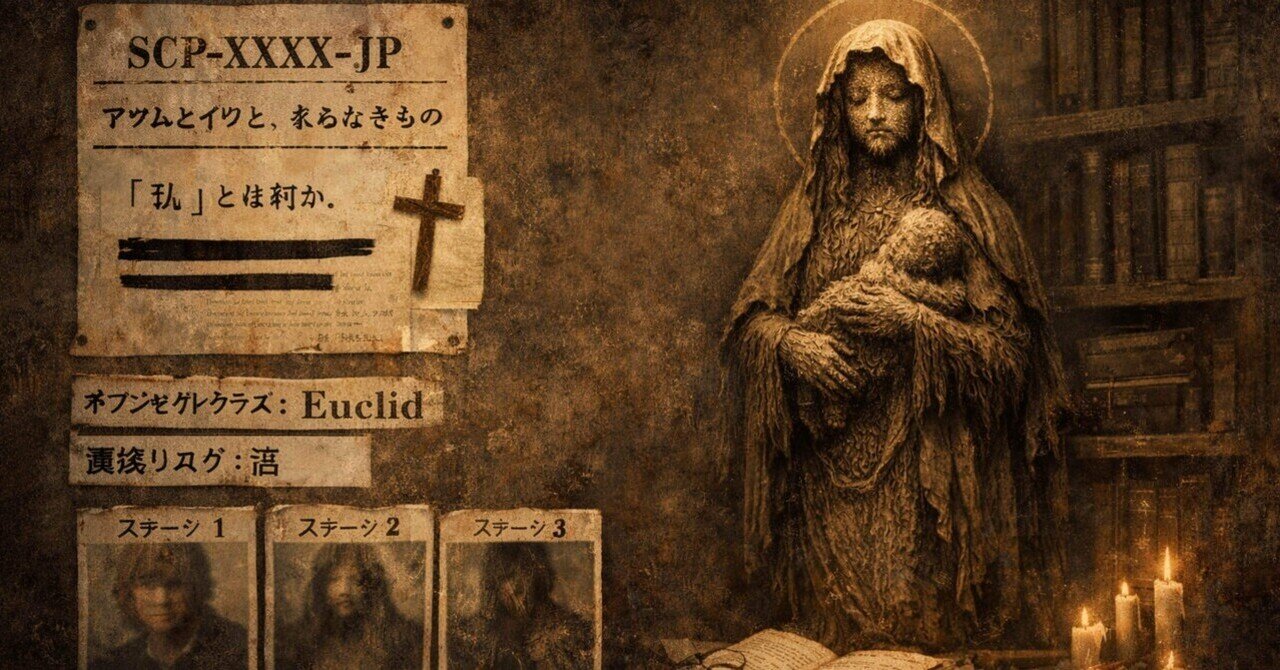 SCP-XXXX-JP アダムとイヴと、名もなきもの｜フサノ