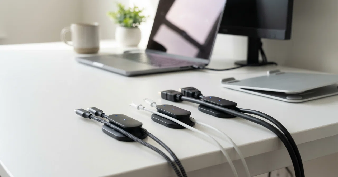 【驚きの磁力】Anker Magnetic Cable Holderでデスク周りが劇的にスッキリ｜ガジェット研究所