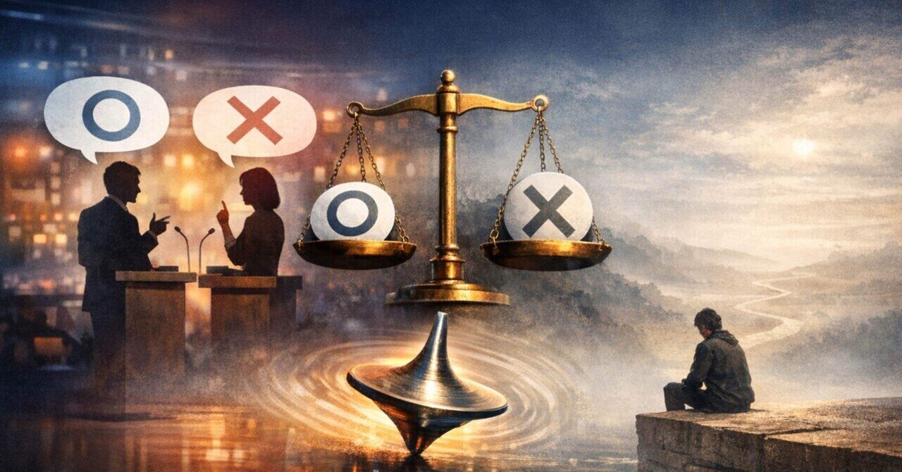 なぜ、討論番組の「正しさ」は空転して見えるのか──正誤判定を降り、判断を引き受けるという接続｜太郎丸二郎