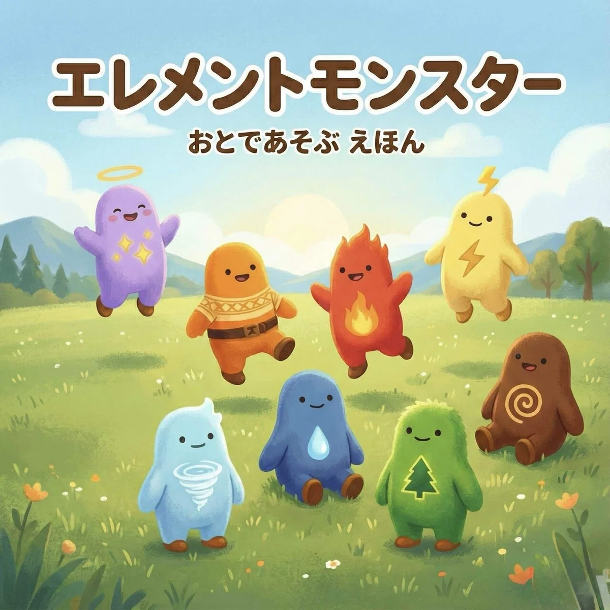 Will the baby stop crying? Onomatopoeia picture book 'E-Monster' [with ...