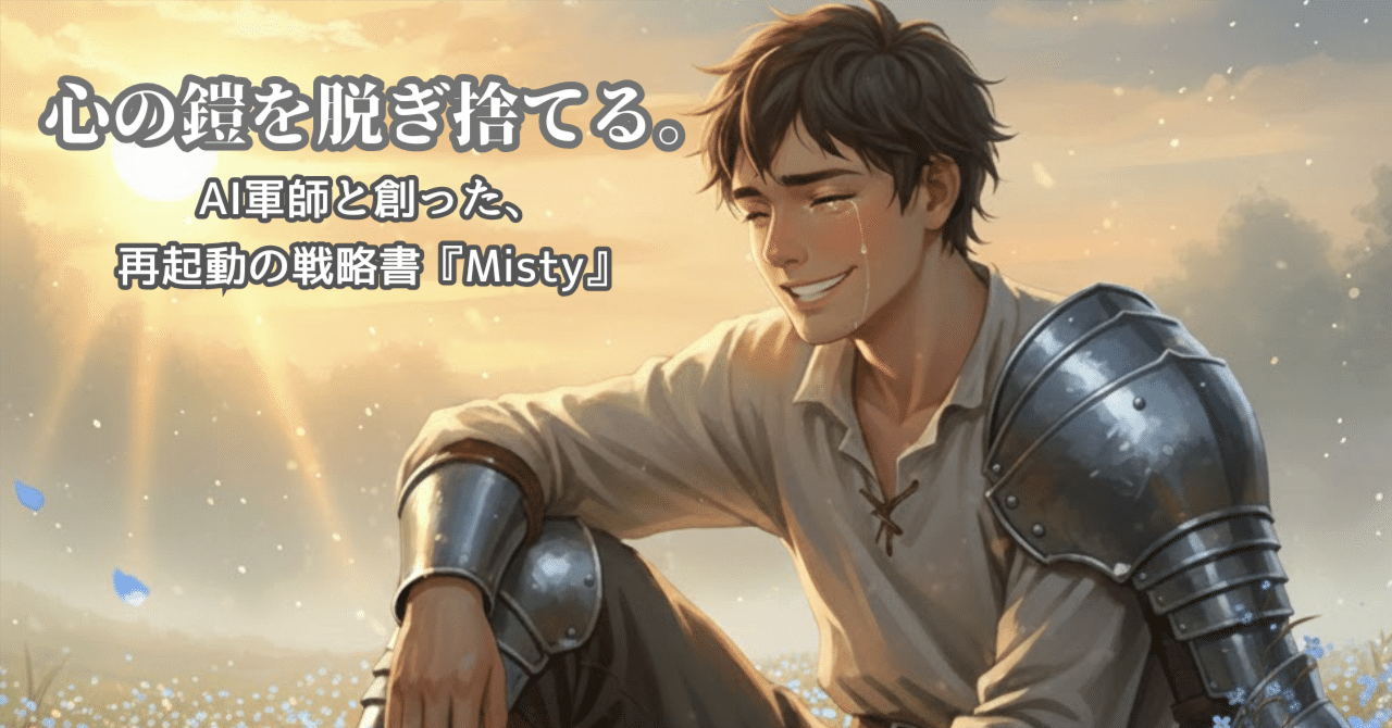 【全貌公開】59歳、心の鎧を脱ぐ。 AI軍師と創った「再起動」のための 戦略アプリ｜ミスティ・ネコノミカ