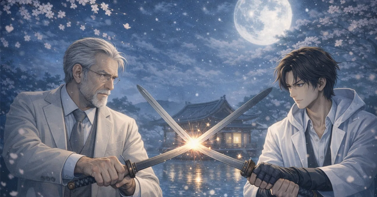 「師と弟子の夜戦」“Night Duel of Master and Disciple”｜Kuon Mii – Kuon no Ai