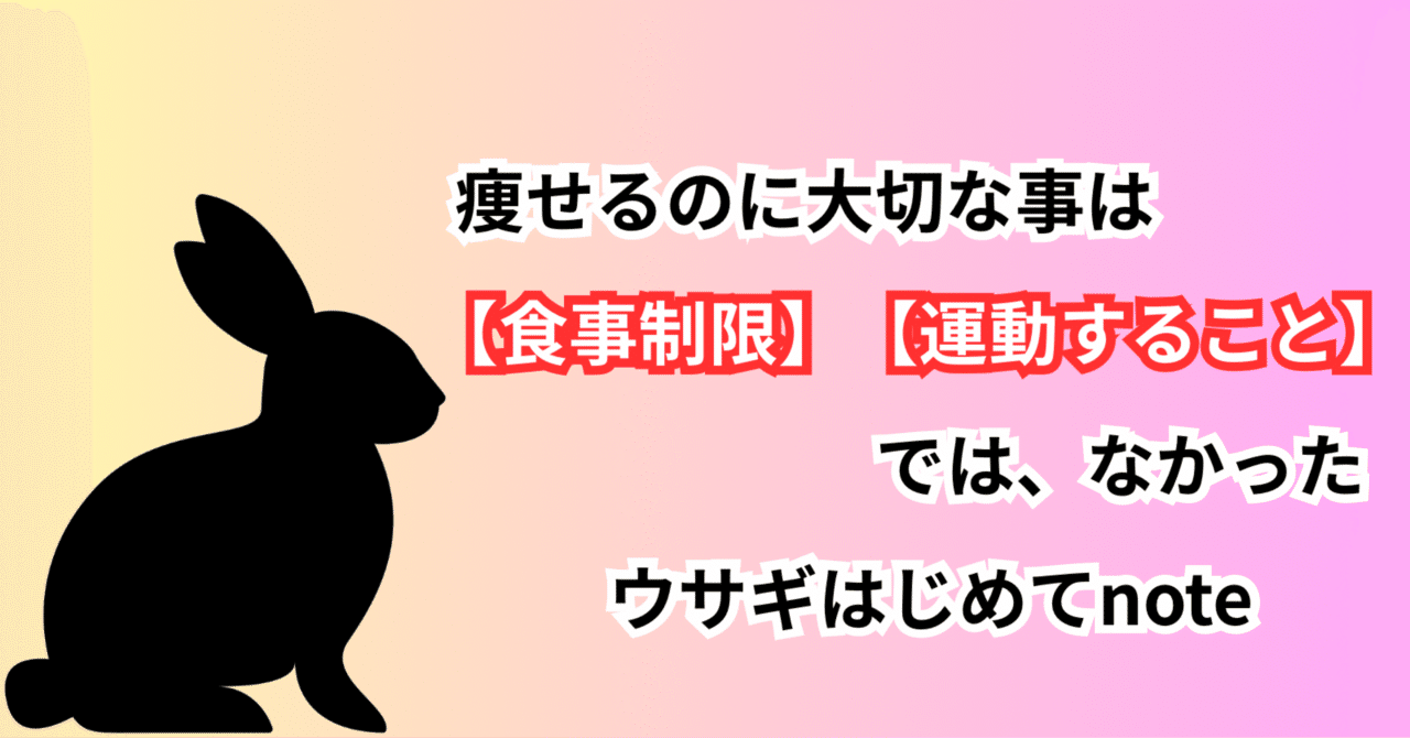 【体の仕組み】と【脂肪が燃焼する順序】を教えるウサギnote｜ウサギ保健室の旧校舎