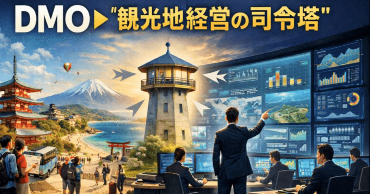 DMOとは何か――観光PR団体ではなく「観光地経営の司令塔」｜まこと