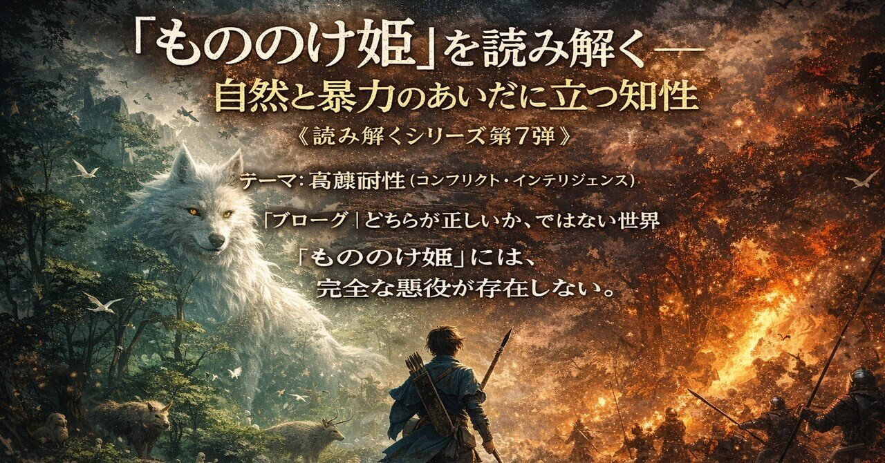 『もののけ姫』を読み解く──自然と暴力のあいだに立つ知性《読み解くシリーズ第7弾》｜BLUE