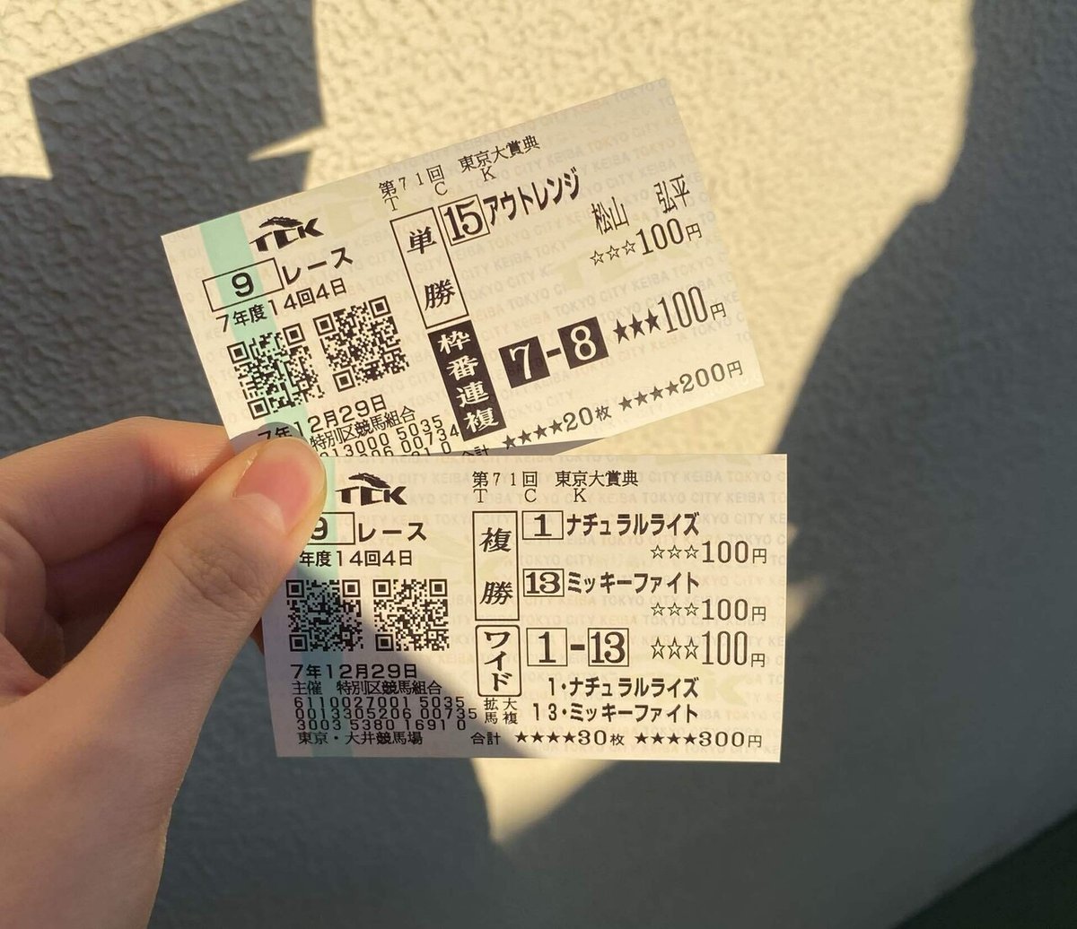 おうま日記（有馬記念・東京大賞典）｜popopo