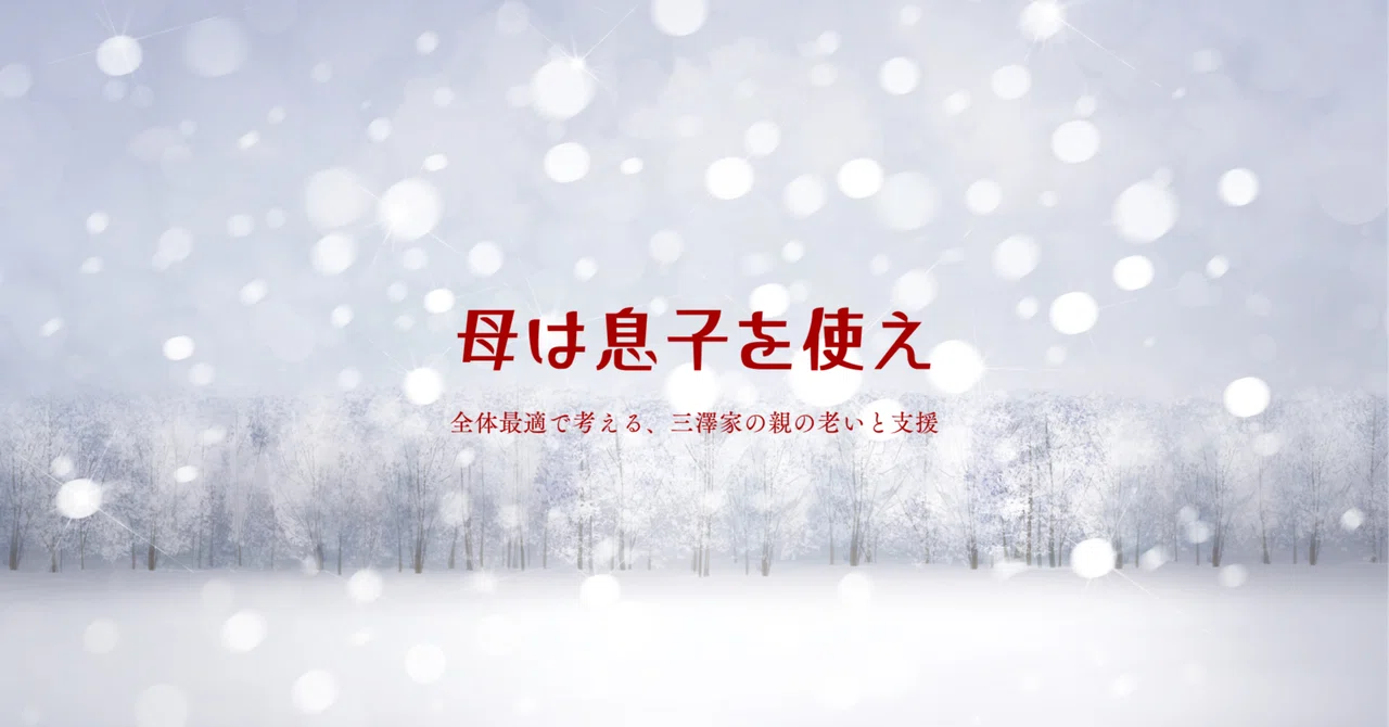 母のためだけの最適な支援を探し、それをいかに普遍化するか問題｜三澤直己 Naoki Misawa | Trgr