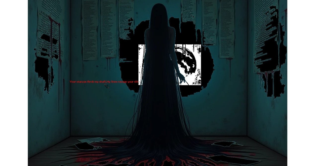 【小説】Your stanzas throb my shaft,My lines ravage your slit ＃4｜文志