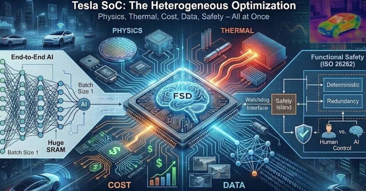 TeslaのSoCは、なぜ「異質」なのかーFSDチップ、データ循環、熱、そして機能安全との衝突｜hiro