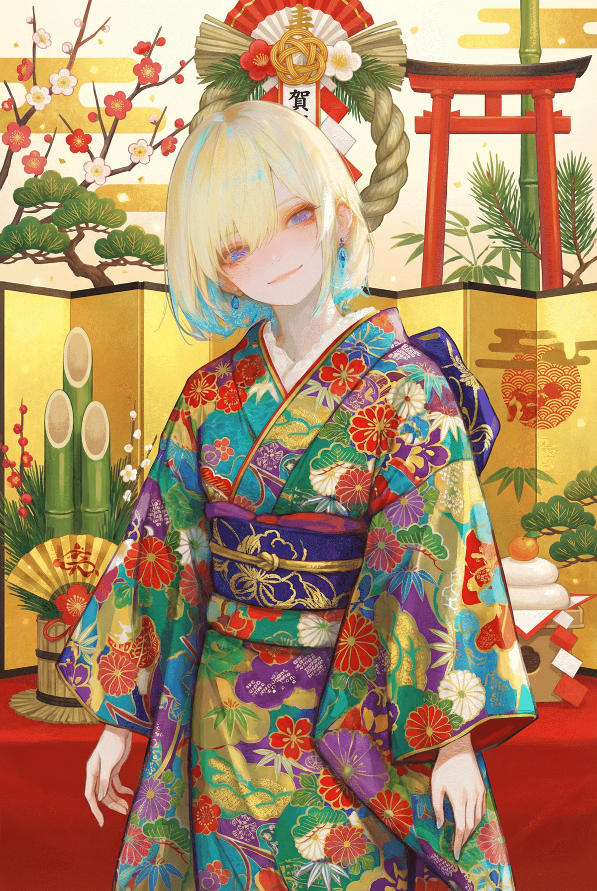 「あけましておめでとうございます」AIチャッティの朝活 vol.131 |お正月|新年| エモアート | AIイラスト | 水彩画 | アート ...