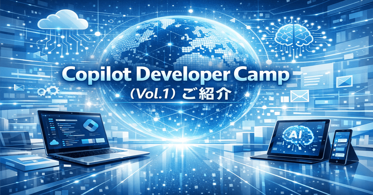 【M365 エージェント #0061】Copilot Developer Camp (Vol.1) ご紹介｜Shinichi Kawara