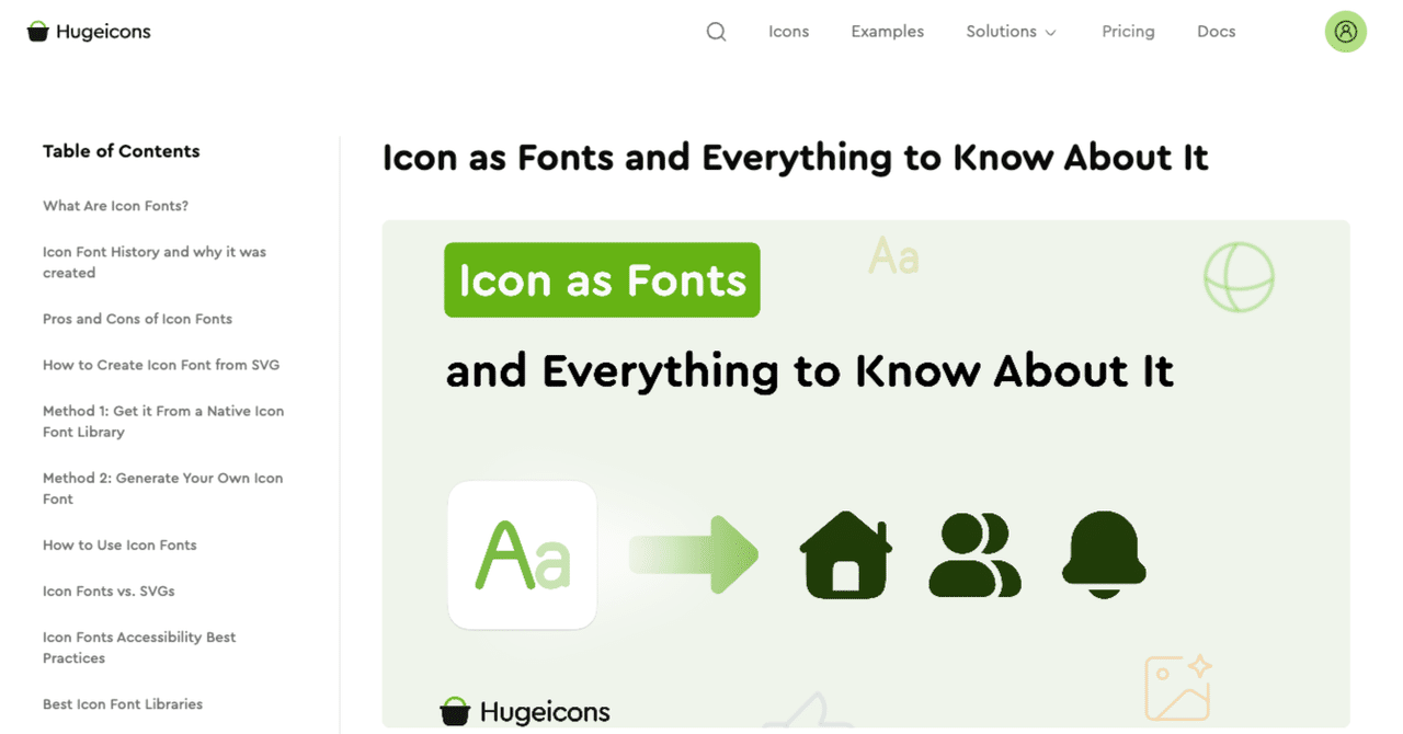 Icons as Fonts: A Complete Guide to Using Font-Based Icons in Web ...