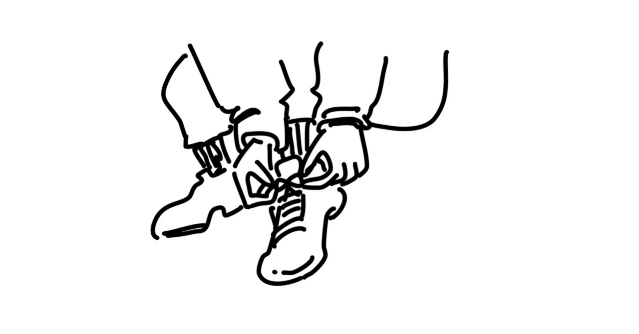 ほどけたくつひも｜ころも