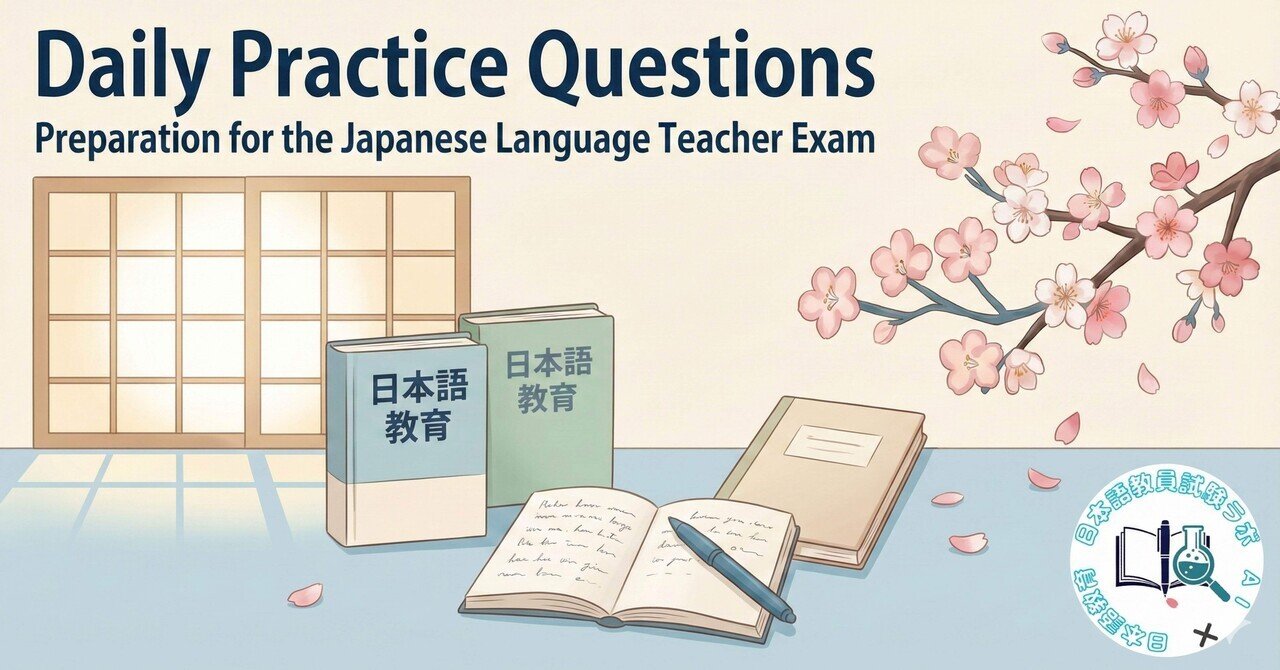 Daily 1/10(土)：「教えない」教え方？ 70年代のユニークな教授法たち｜イッシー日本語教員試験ラボ｜AI × 日本語教育