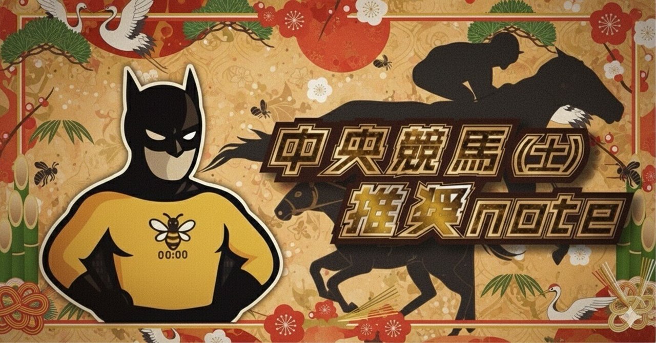 REJI 中央競馬 2026/01/04(日) 0️⃣推奨レース｜れーじきゅん🐝