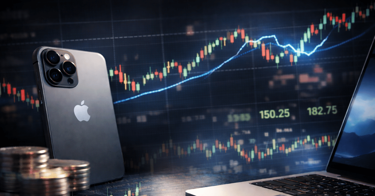 Apple株についての考察と比較｜初心者投資家