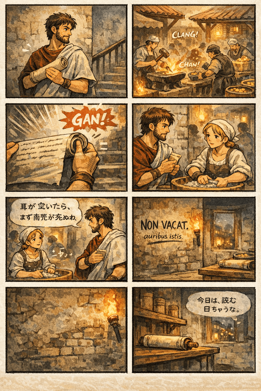 AI君と古代ローマ散策102、「耳」｜harimako