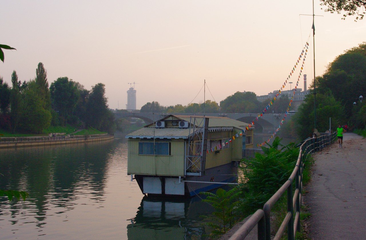 川沿いの夕暮れ｜yoko_leaf