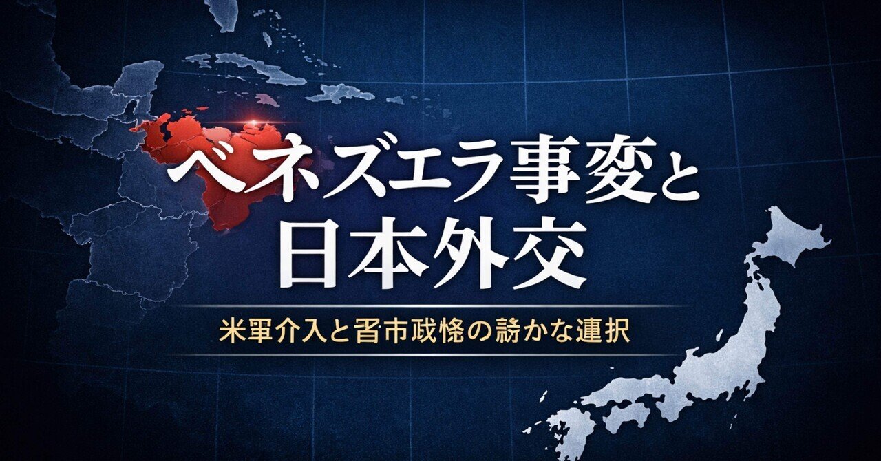 【解説】高市首相、ベネズエラ情勢に言及（2026.1.5）｜takehiro