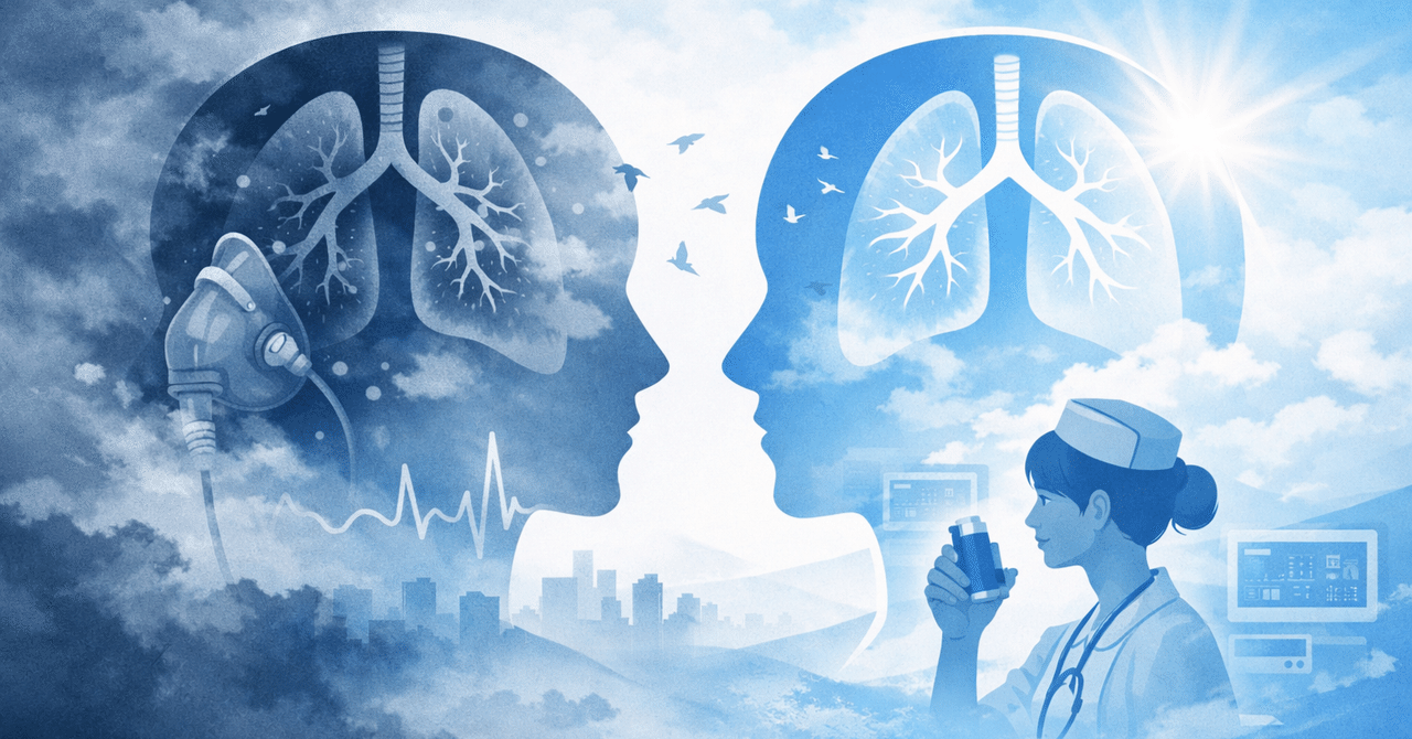 COPDと喘息の違いを3つの軸で整理｜吸入・観察・看護で迷わない国試対策｜精神科ナースFUMIのどん底日和