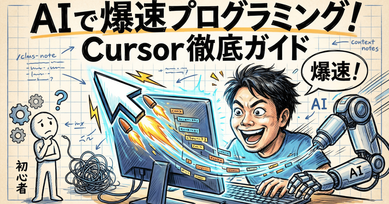 AIで爆速！プログラミング初心者を救うCursor徹底ガイド｜ハヤシ シュンスケ