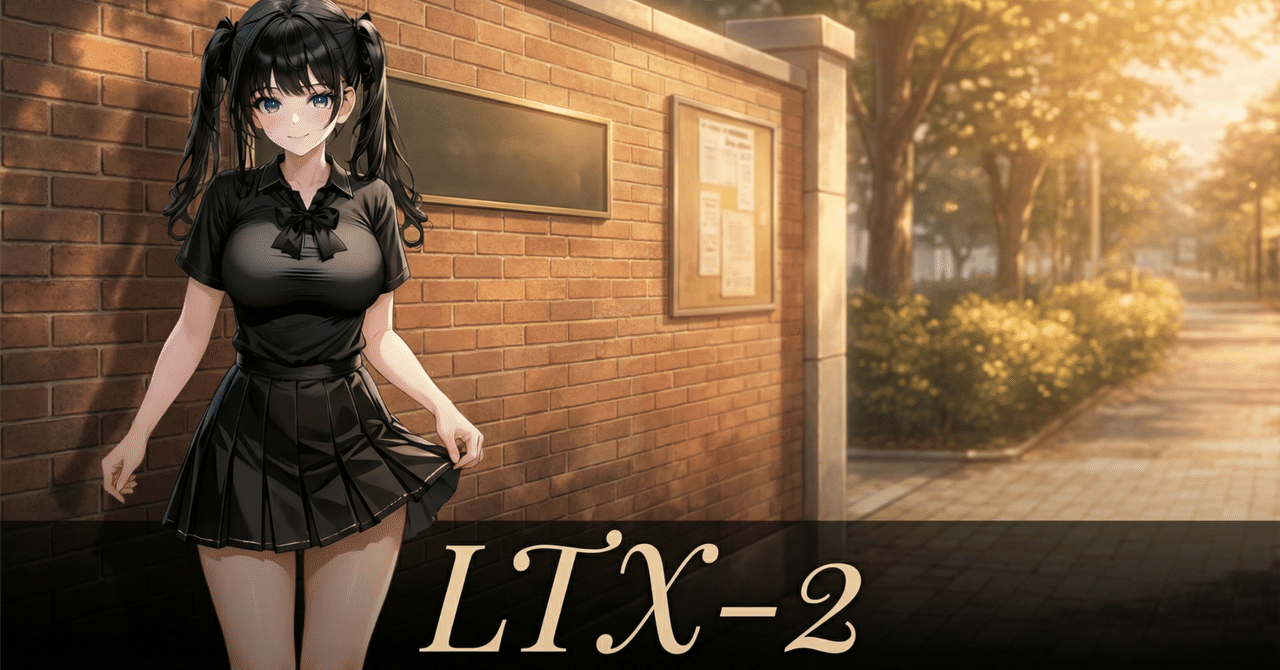 ComfyUIでLTX-2試してみた｜混合順