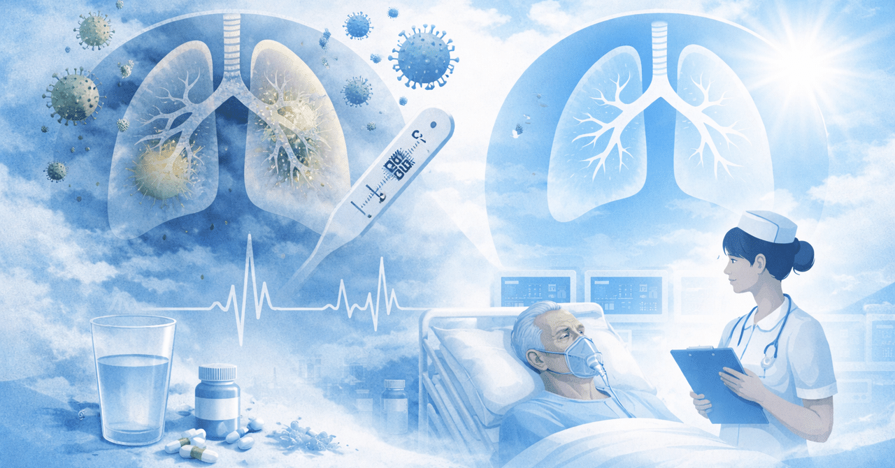 肺炎（市中肺炎・院内肺炎）の違いと看護｜観察ポイントと優先順位で国試対策｜精神科ナースFUMIのどん底日和
