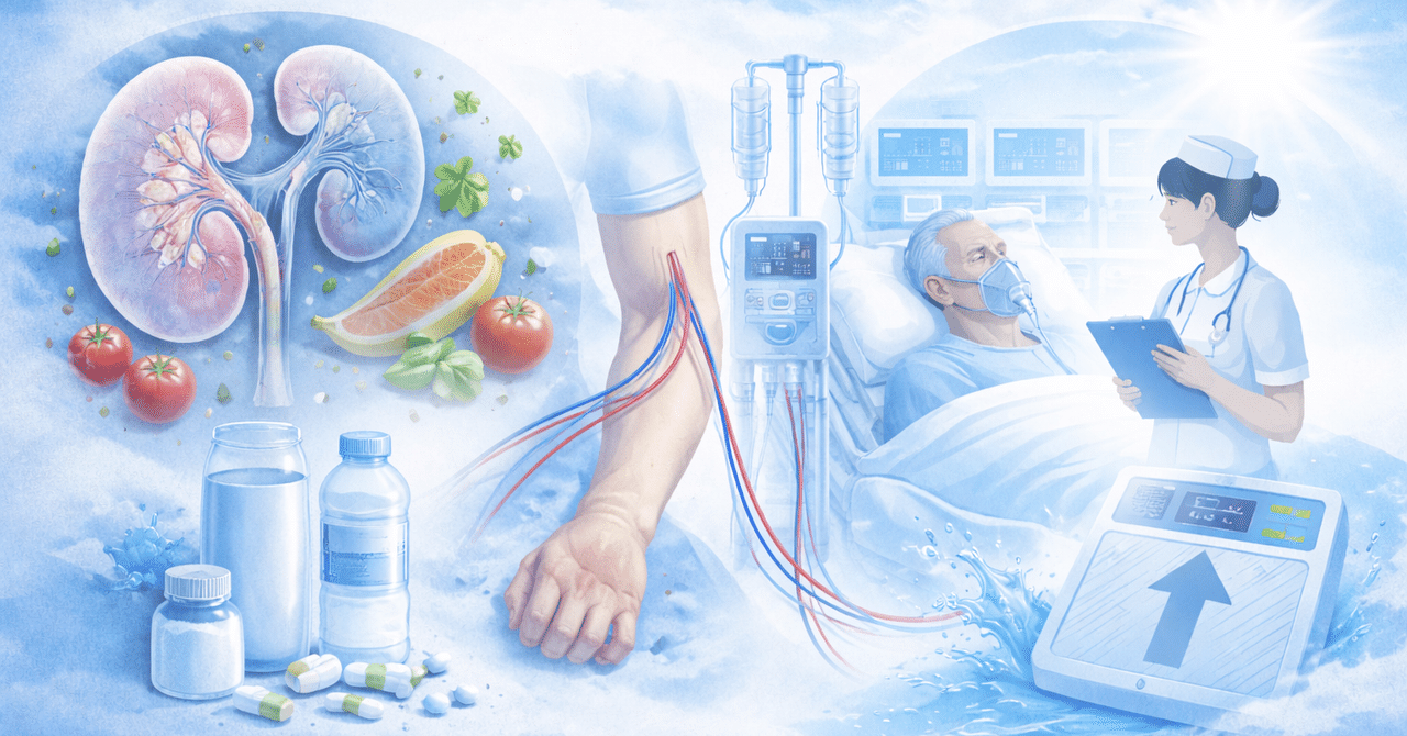 CKD・透析の国試頻出まとめ｜シャント・水分・食事で落とさない看護｜精神科ナースFUMIのどん底日和