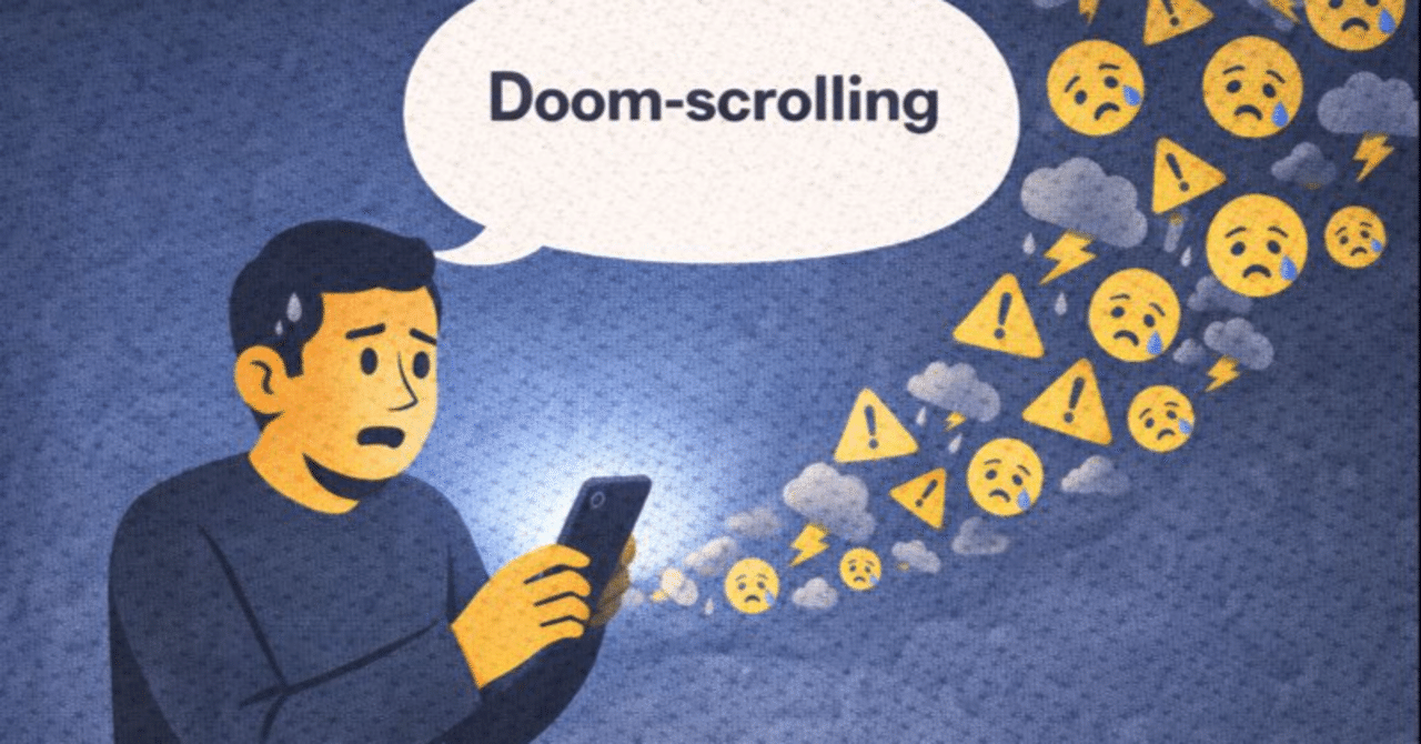 【2026/01/08】"悲観的なニュースを読み漁る"を英語で言う ― “Doom-scrolling”-毎日英語ワンフレーズ｜Empire ...