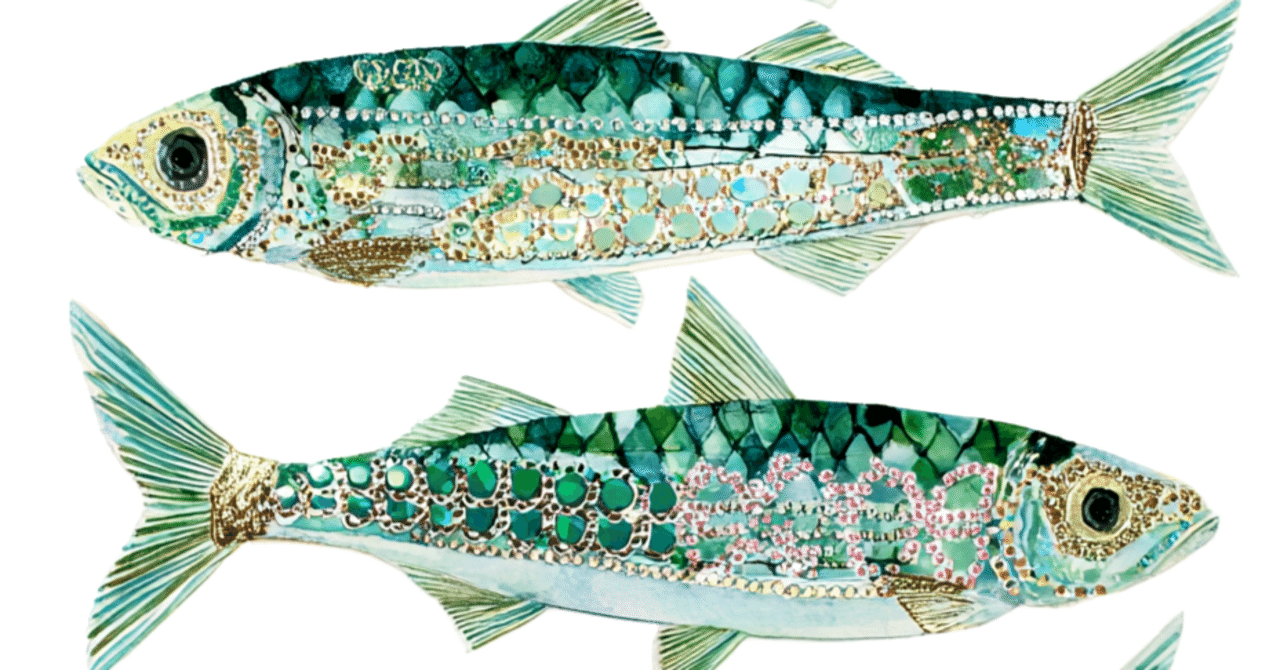 【無料AIイラスト】きらめく魔法のフィッシュアート！｜かもめスタジオ